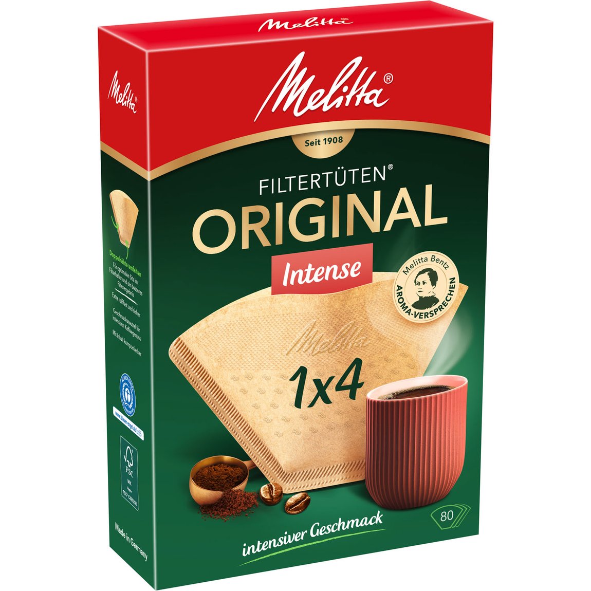 Melitta® Original® Intense, 1x4®, 80 St. | 6771384_DE