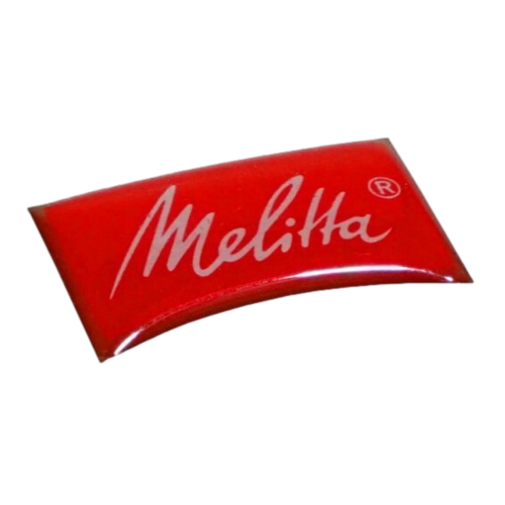 Melitta® Sticker Autocollant Logo Melitta pour Passione®, Varianza® et ...