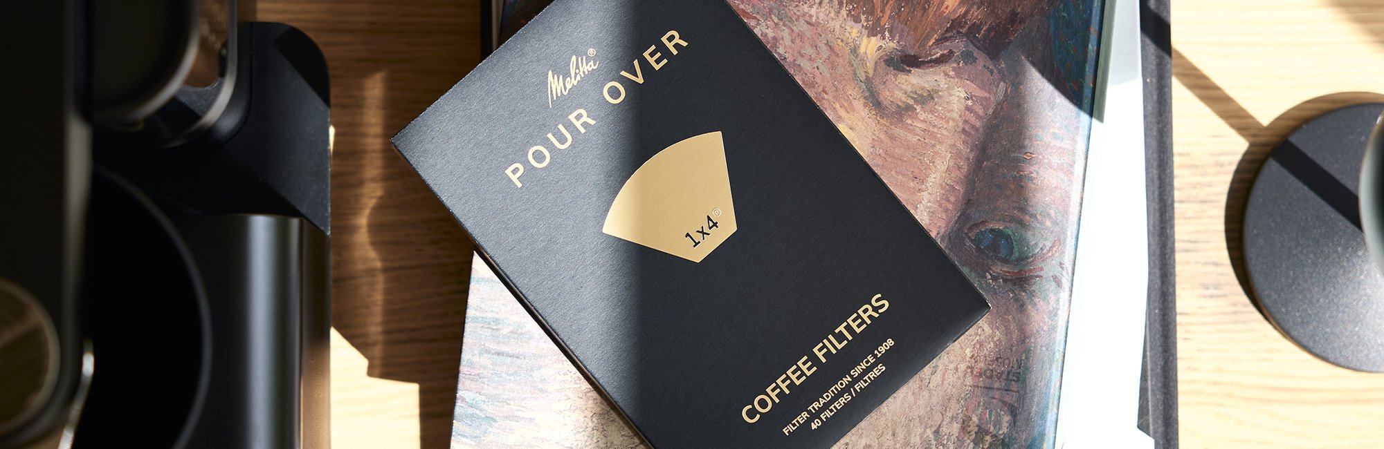 Melitta® Filter Papers Pour Over (Size 1x4® - 40 Pack, White) | 6766276_UK