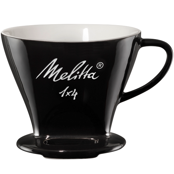 Melitta® Melitta® 1x4® Porcelain Coffee Filter Black