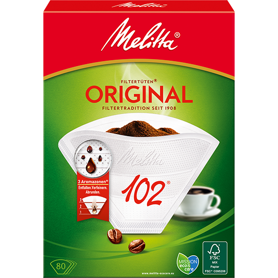 Melitta® Original, 102®, hvid